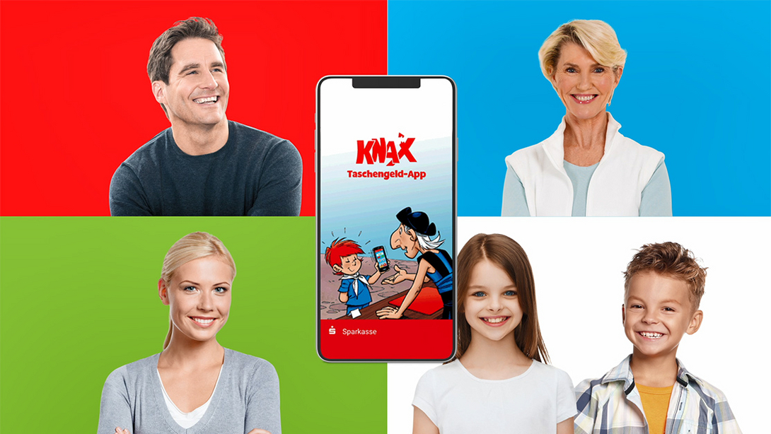Die KNAX-Taschengeld-App