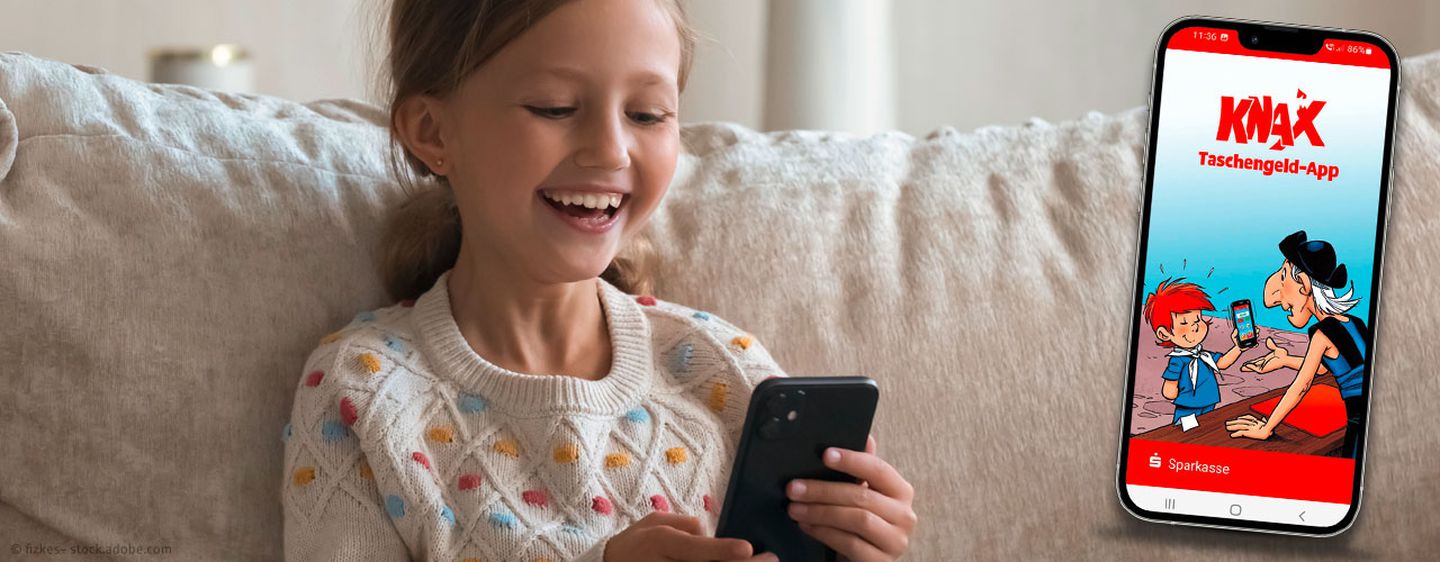 Die KNAX-Taschengeld-App